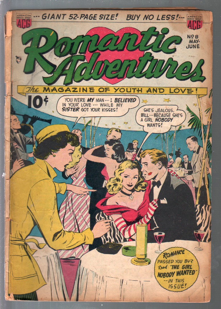 Romantic Adventures #8 1950-ACG-The Farmer's Daughter-pre-code romance ...