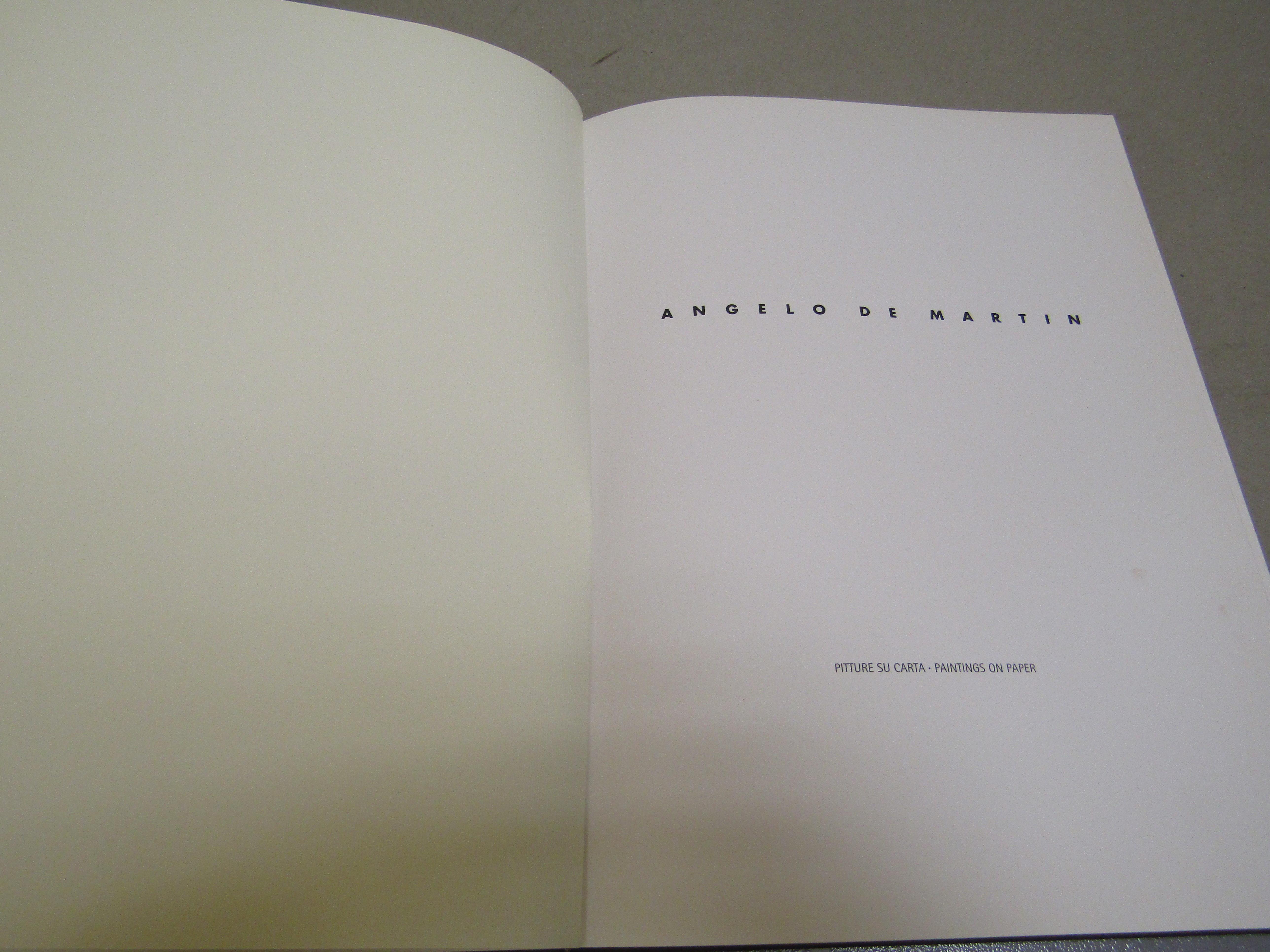 Angelo de Martin. Pitture su carta by Angelo de Martin: Ottimo (Fine ...