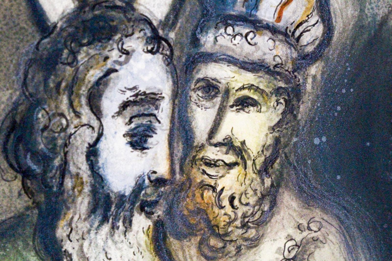 Aaron rencontre Moïse] Then the Lorde sayde unto Aaron "Goe meets Moses ...