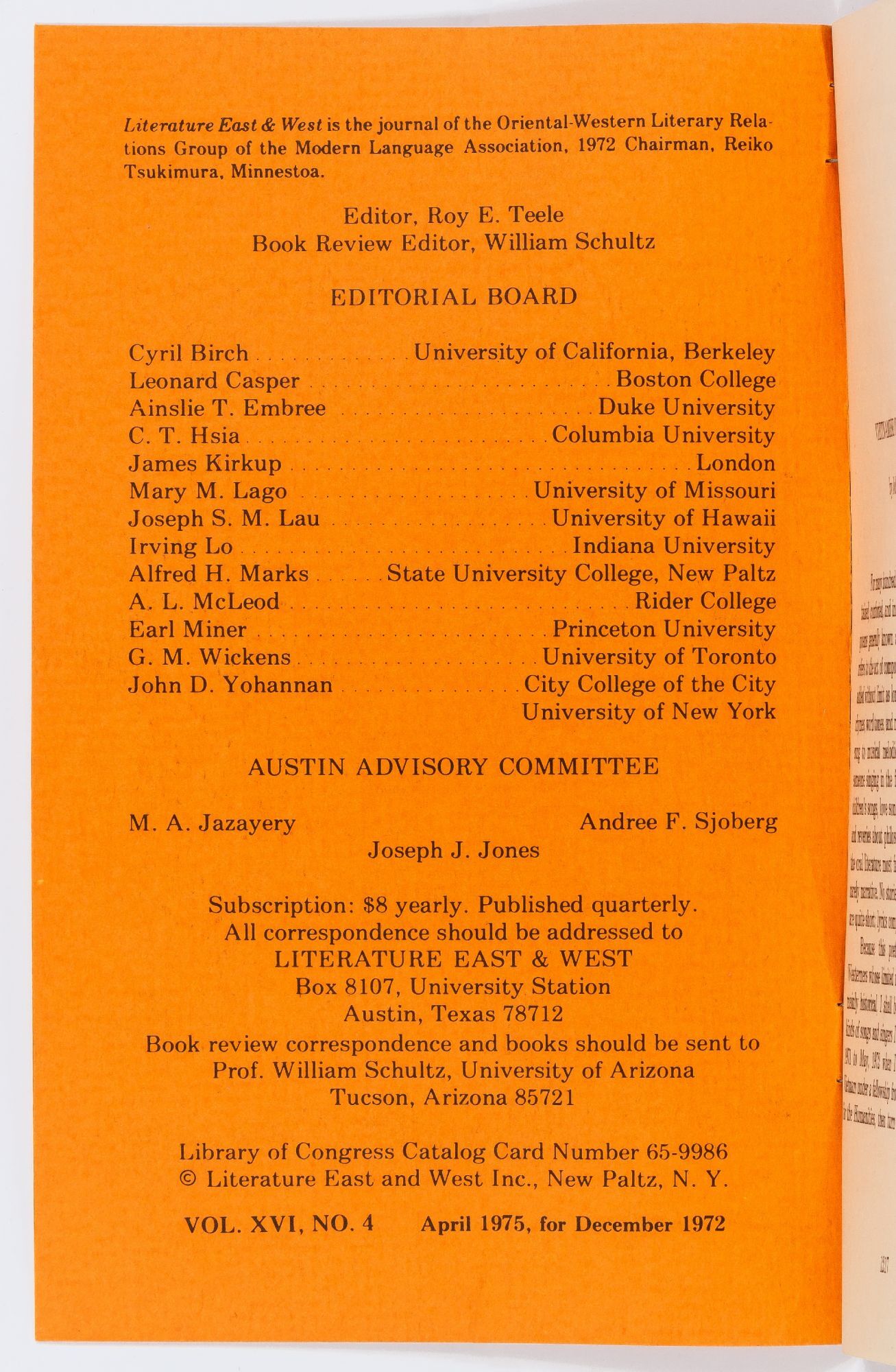 [Offprint]: Vietnamese Oral Poetry by BALABAN, John: Fine Softcover ...