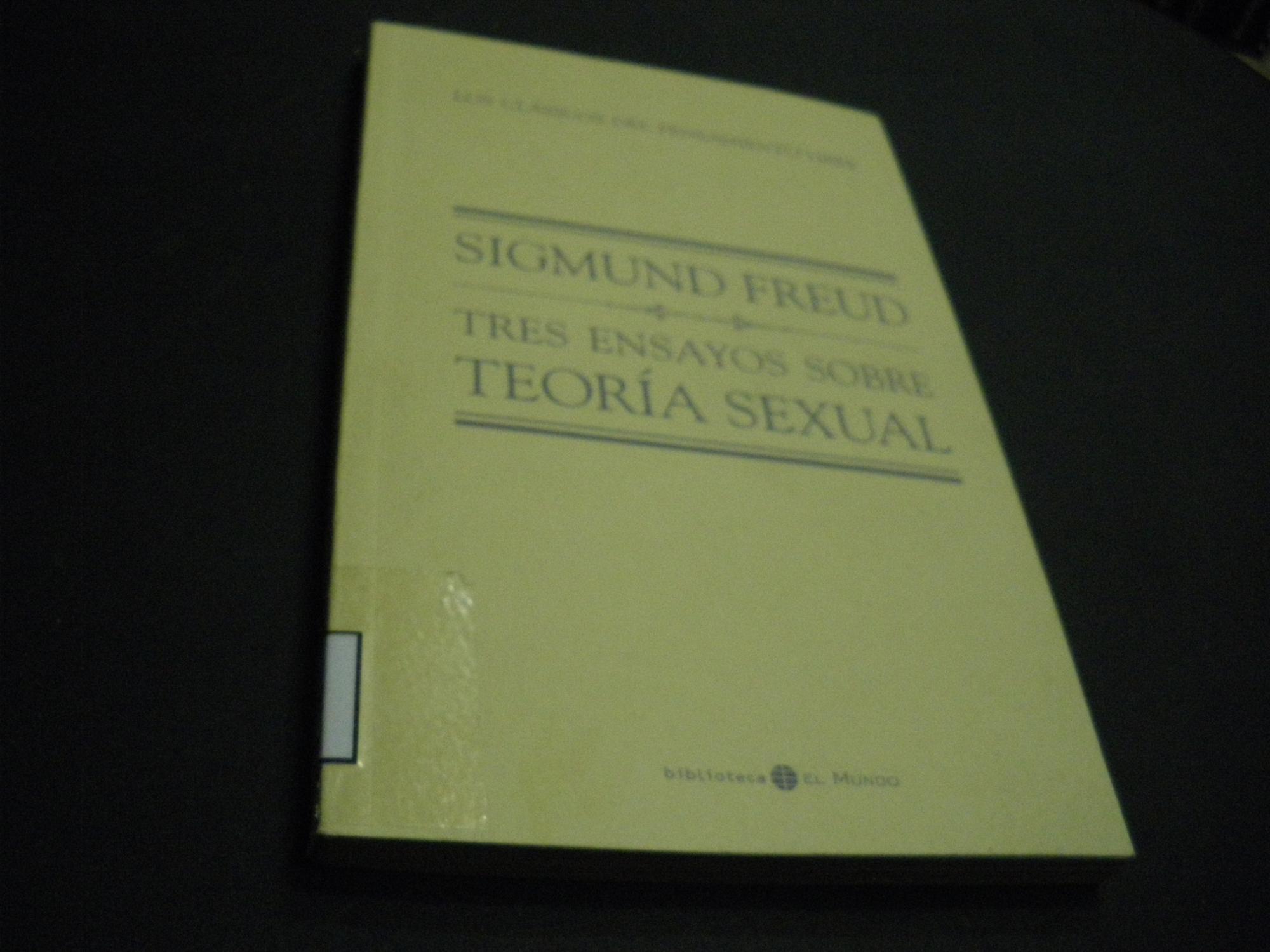 Tres Ensayos Sobre Teoria Sexual De Sigmund Freud Bien Encuadernación