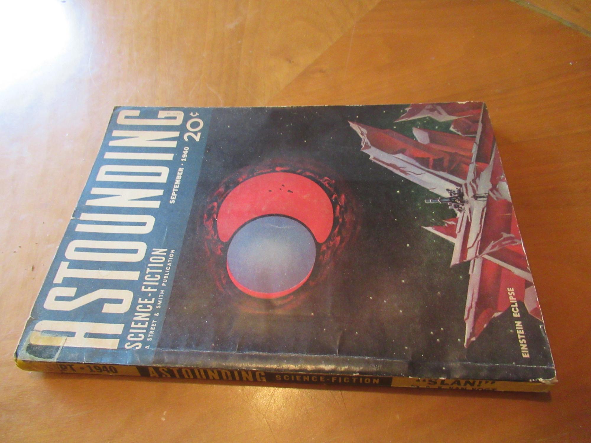 Astounding Science Fiction September 1940, With Slan, Part 1 Of 4, And ...