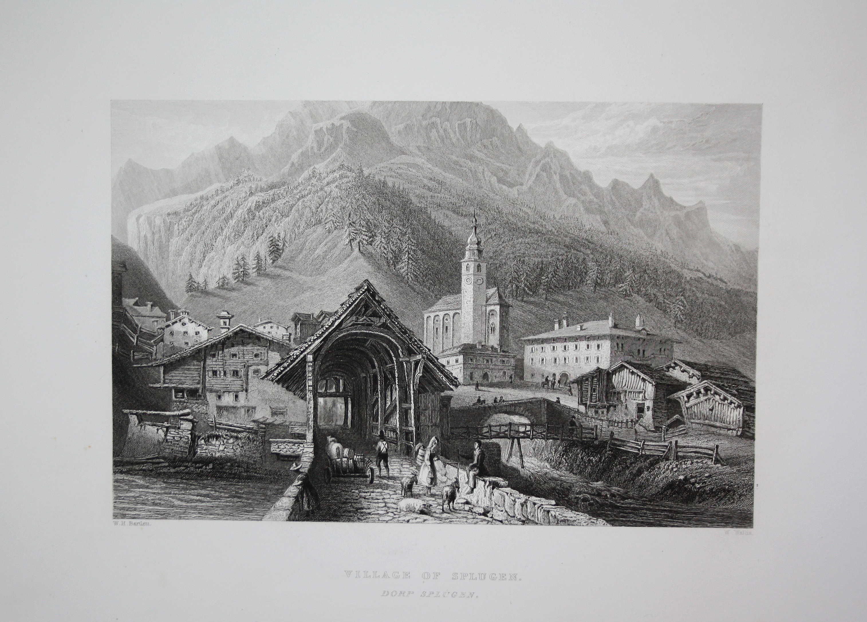 "Village of Splungen." - Splügen Splungen Viamala village Dorf Schweiz ...