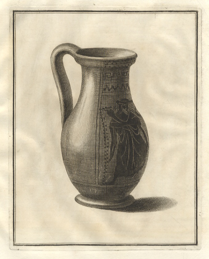 [Olpe (brocca con corpo allungato e imboccatura rotonda) greca a figure ...