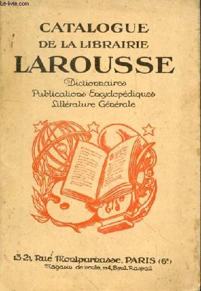 Catalogue de la librairie Larousse. Dictionnaires - Publications ...