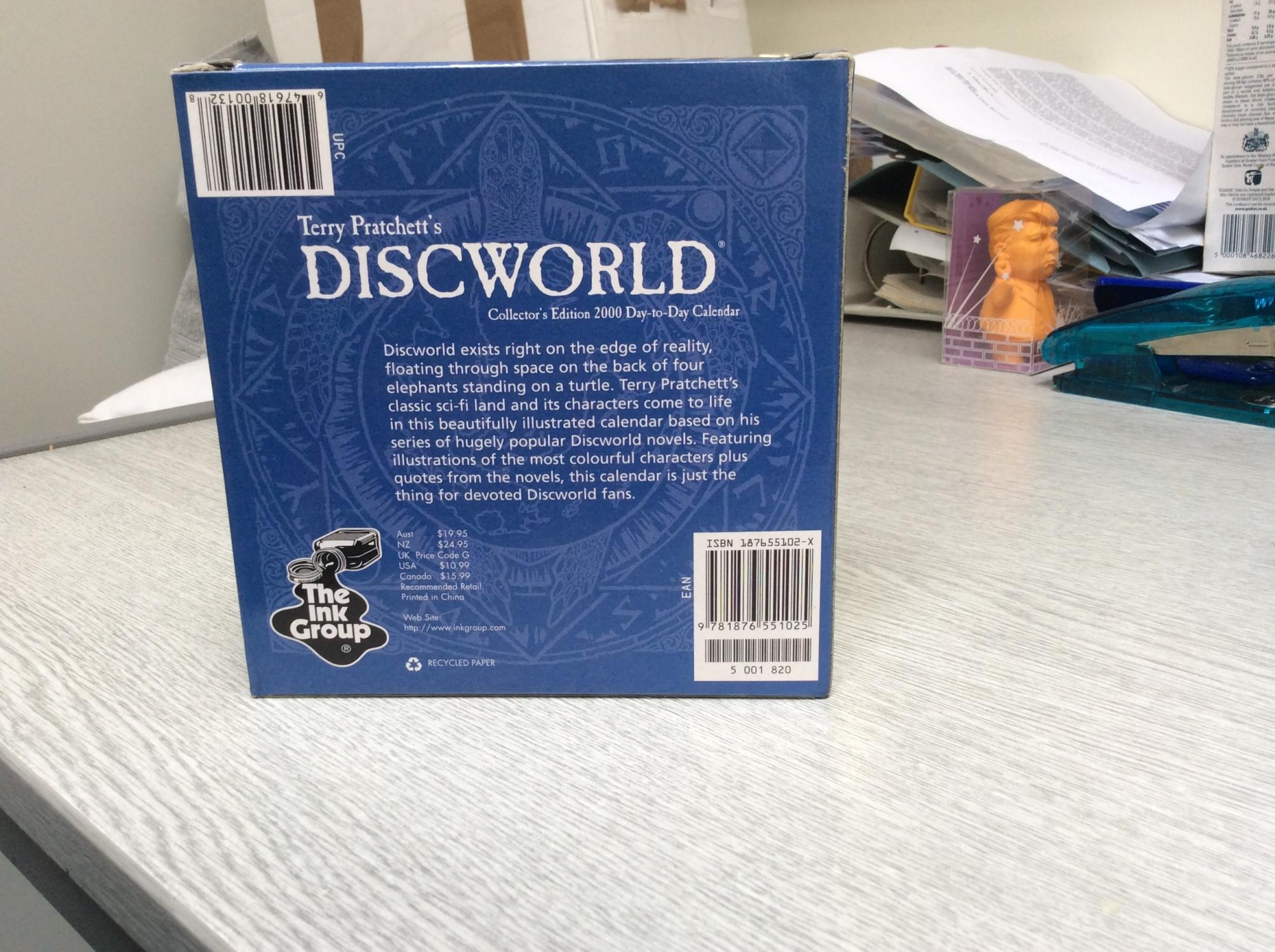 Discworld Collectors Edition Day-to-Day Calendar by Pratchett, Terry ...