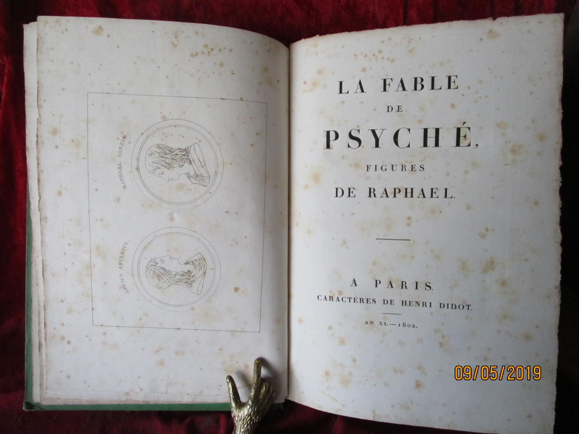 LA FABLE DE PSYCHÈ - ORNÈ de 31 PLANCHES [ sur 33 ] de RAPHAËL by ...