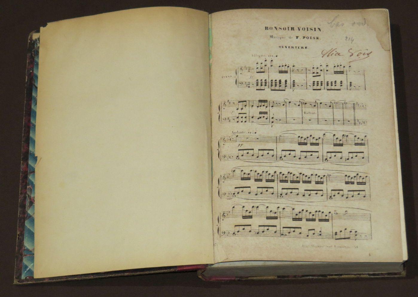 Tres Partituras En Un Tomo: Bonsoir Voisin / Les Sabots De La Marquise ...