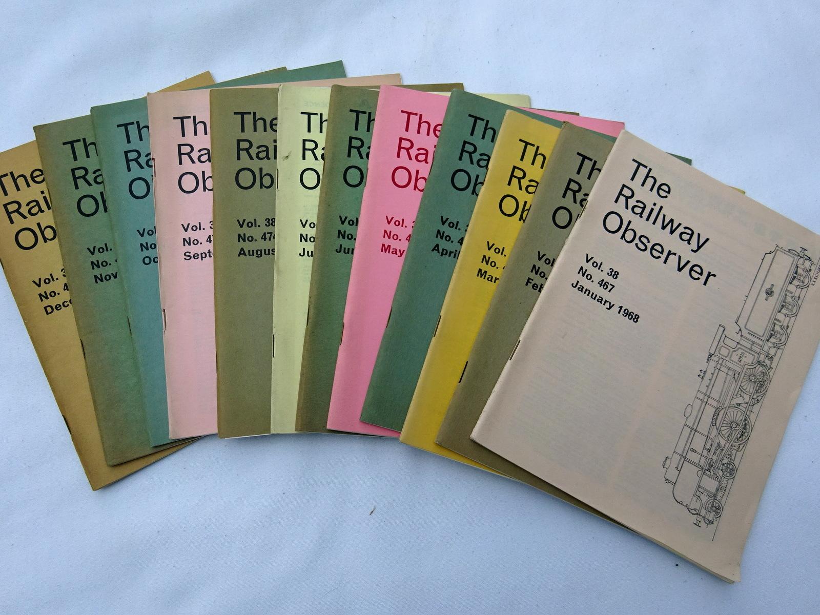 The Railway Observer, 1968, Complete Run of 12 Magazines, Jan to Dec ...
