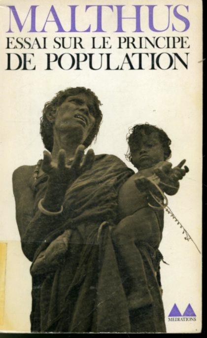 Essai Sur Le Principe De Population By Thomas Robert Malthus Très Bon Couverture Souple 1964