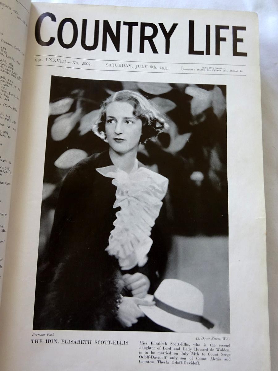 Country Life. Magazine. Vol 78, LXXVIII July to Dec 1935. 26 Issues. No ...