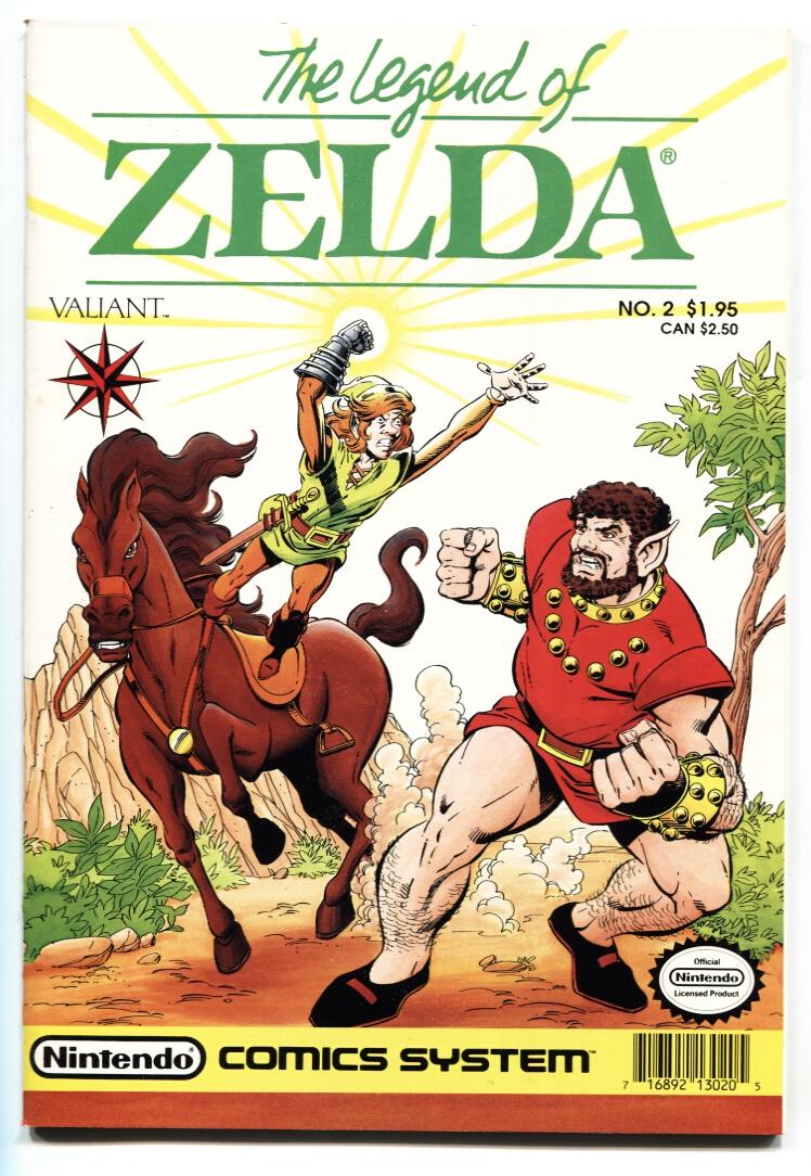 LEGEND OF ZELDA #2 1990-2nd issue- Valiant Comics VF/NM: (1990) Comic ...