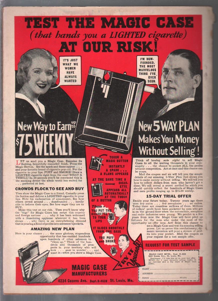 Everyday Science & Mechanics 4/1934-Frank R Paul-Hypnotone-Dunninger-VG ...