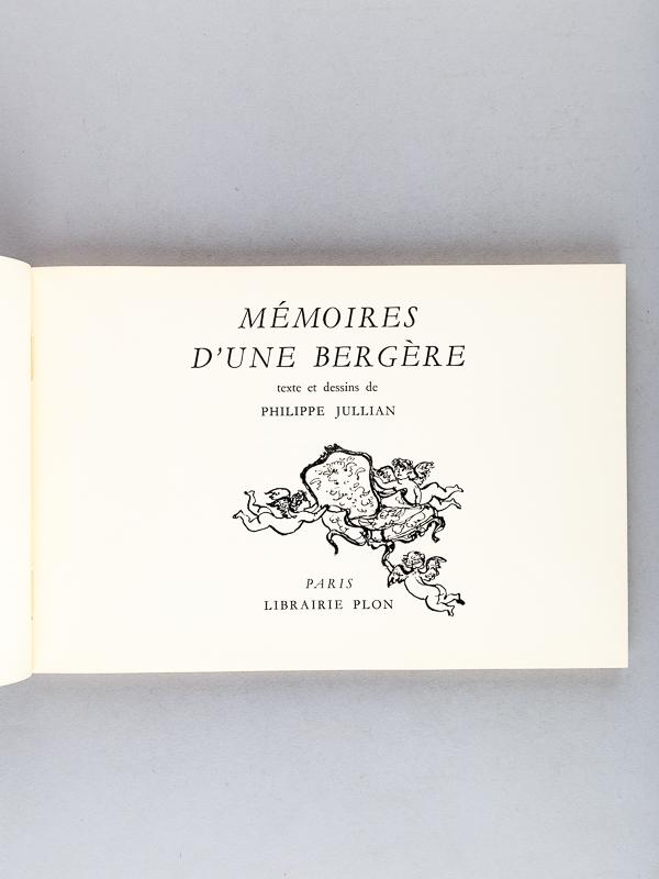 Mémoires d'une Bergère [ Edition originale ] de JULLIAN, Philippe: Bon ...