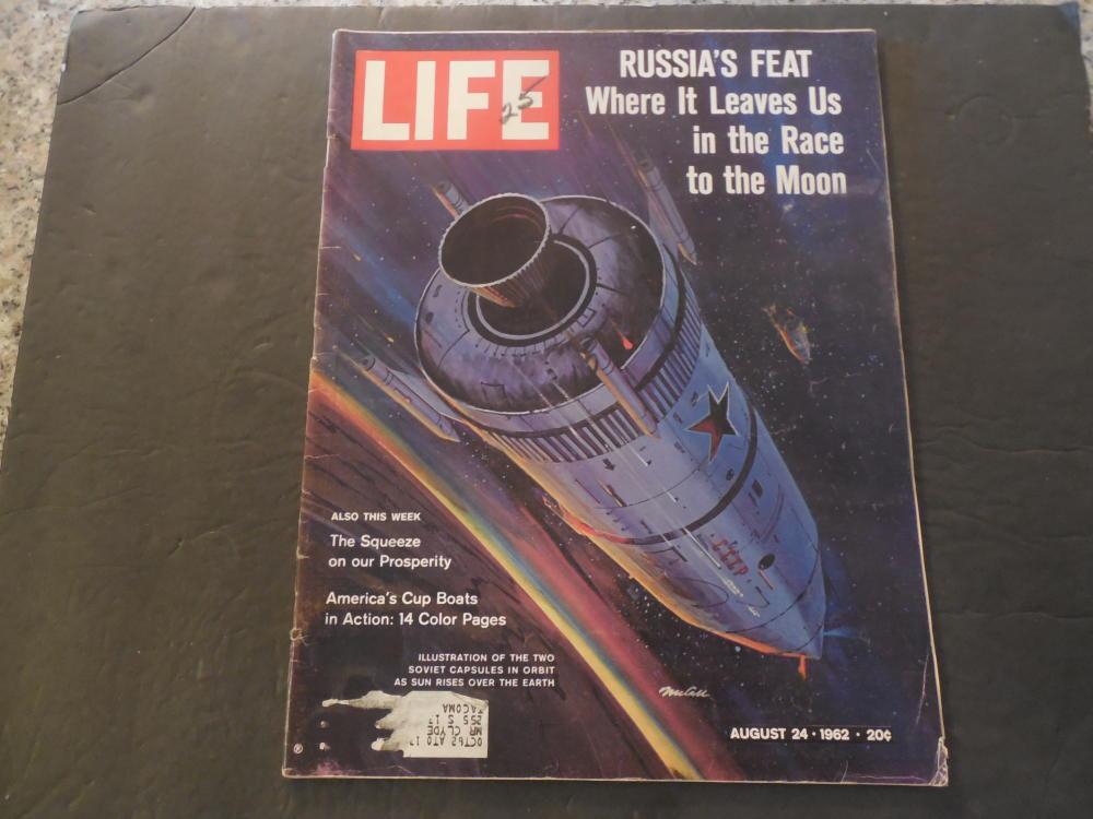 Life Aug 24 1962 Race To The Moon; America's Cup; Prosperity: (1962 ...