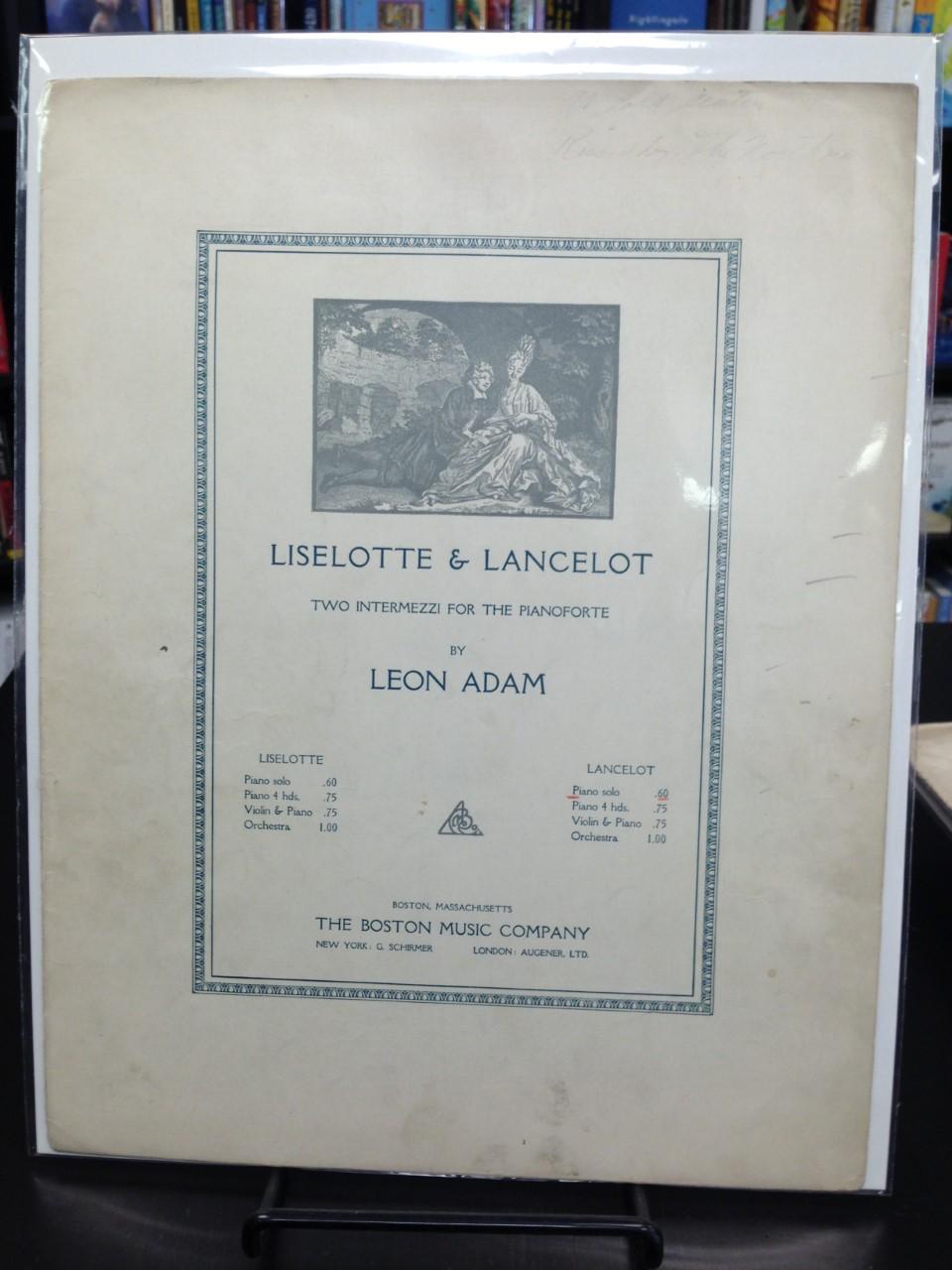 Liselott & Lancelot: Two Intermezzi for the Pianoforte by Adam, Leon ...