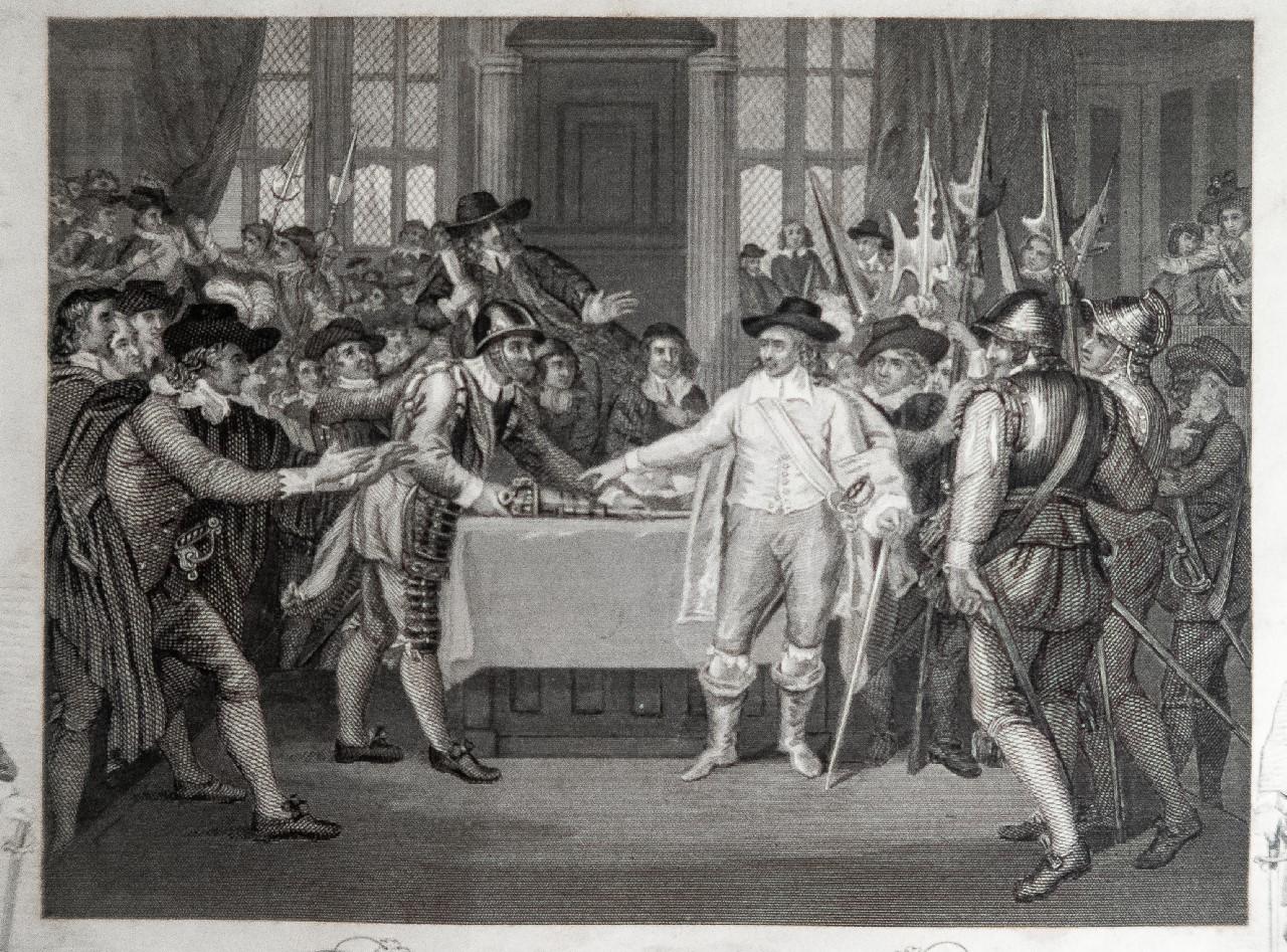 Cromwell Dissolving the Long Parliament: 1st Edition Art / Print ...