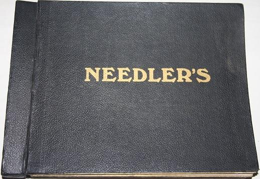 Needler's Chocolate Salesman's Sample Catalogue: Very Good Pebbled ...