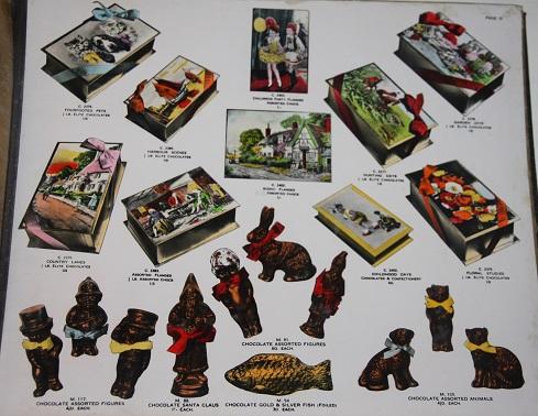Needler's Chocolate Salesman's Sample Catalogue: Very Good Pebbled ...