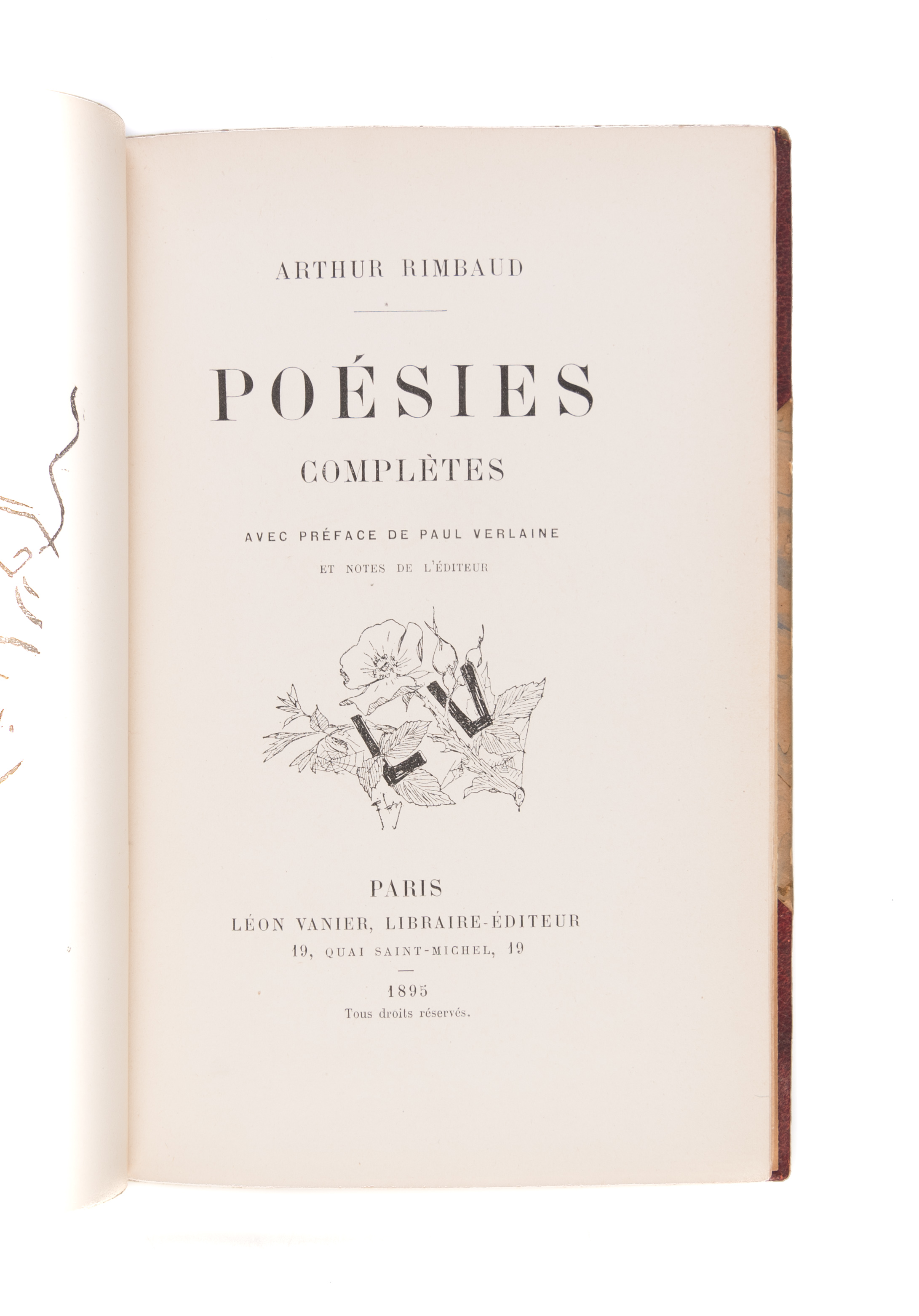 Poésies complètes avec préface de Paul Verlaine et notes de l'éditeur ...