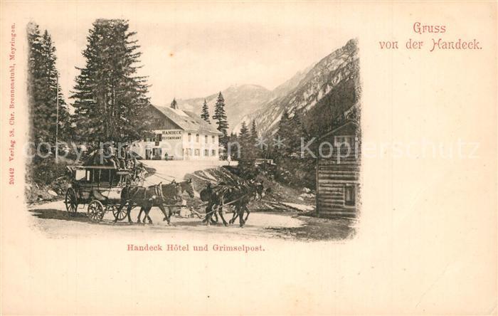Postkarte Carte Postale 13566911 Grimsel Pass Grimselpost Handeck Hotel ... Postkarte Carte Postale 13566911 Grimsel Pass Grimselpost Handeck Hotel ...