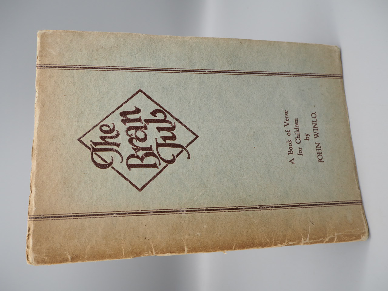 The Bran Tub: A Book of Verse for Children. by John Winlo.: Very Good ...