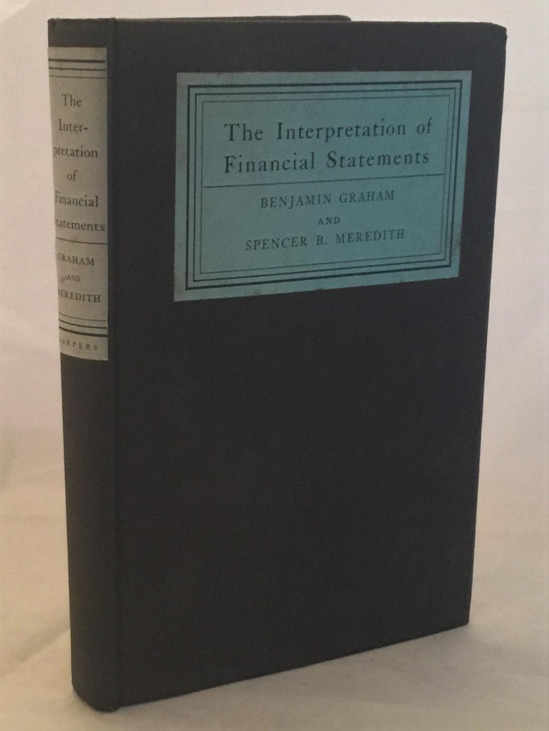The Interpretation of Financial Statements by Benjamin Graham & Spencer ...