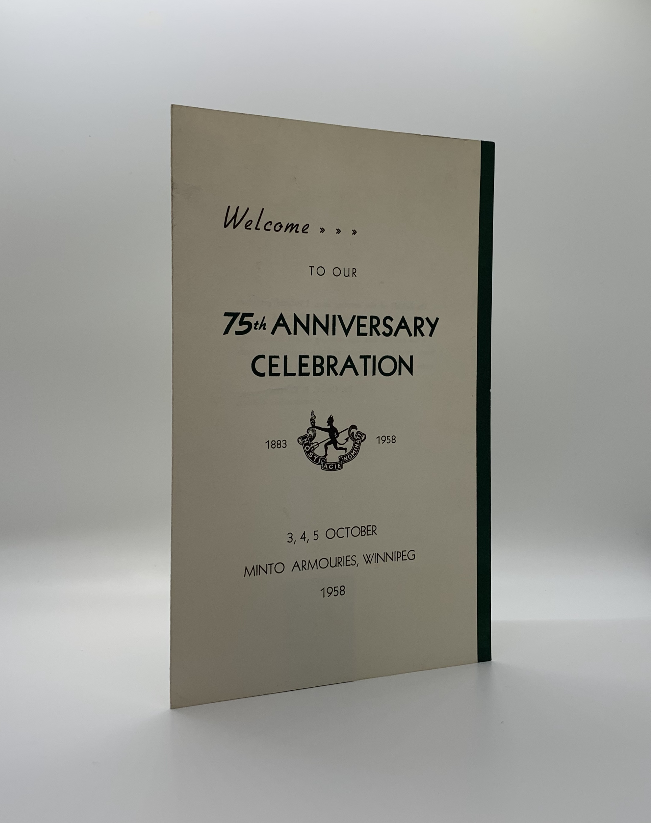 Welcome To Our 75th Anniversary Celebration (Programme Booklet); 3,4,5 ...