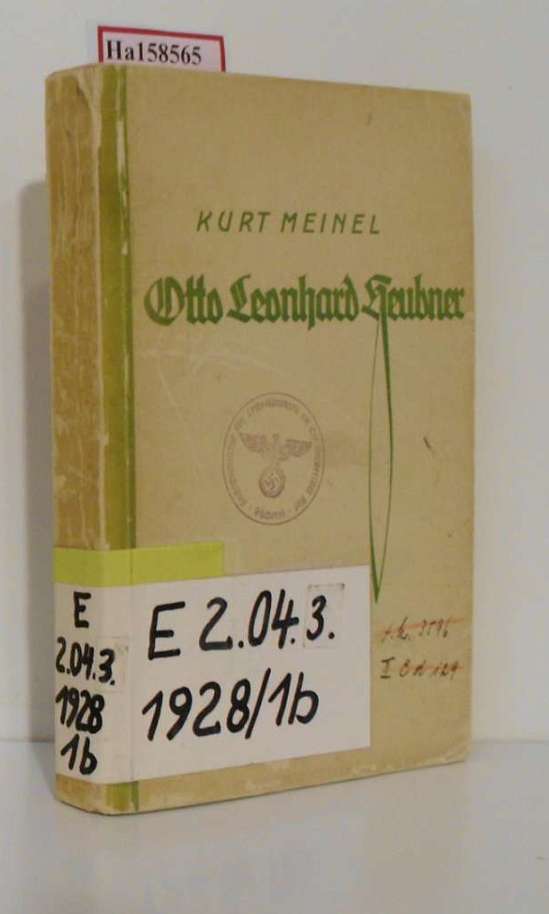 Otto Leonhard Heubner. Sein Leben, seine turngeschichtliche und ...