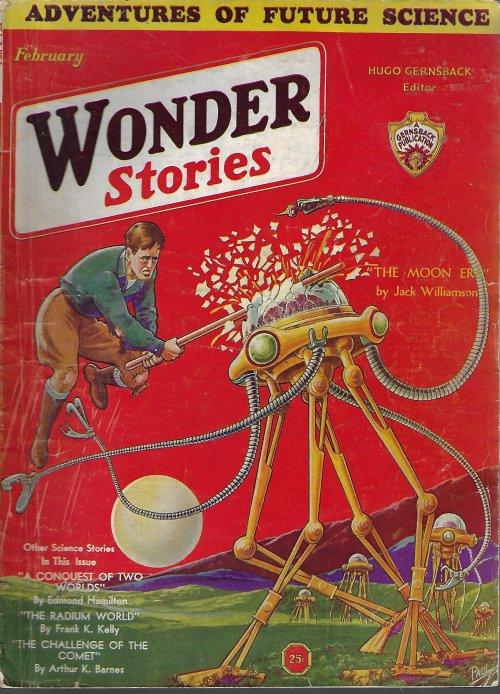 WONDER Stories: February, Feb. 1932 ("The Time Stream") by Wonder (Jack ...