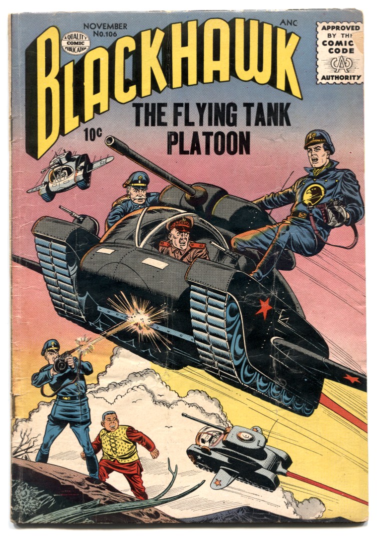 Blackhawk #106 1956- Flying Tank Platoon VG: (1956) Comic | DTA ...