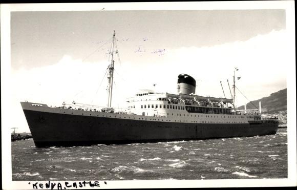 Foto Ansichtskarte / Postkarte Steamer Kenya Castle, Dampfschiff, Union ...