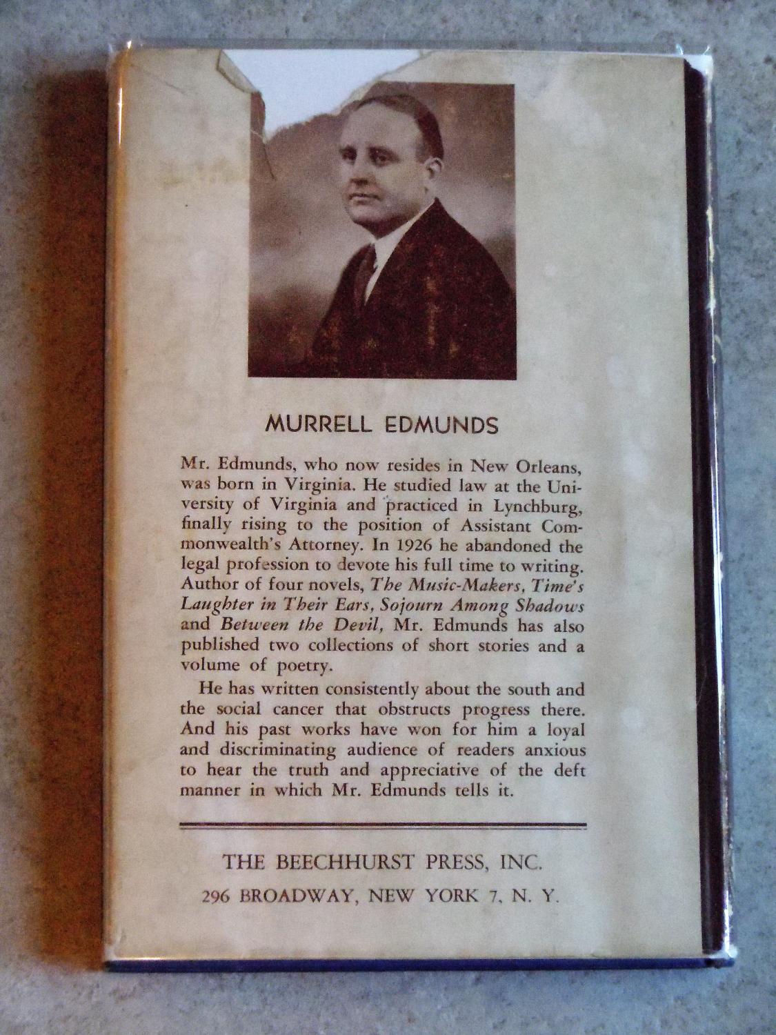 Behold, Thy Brother by Edmunds, Murrell: Very Good Hardcover (1950) 1st ...