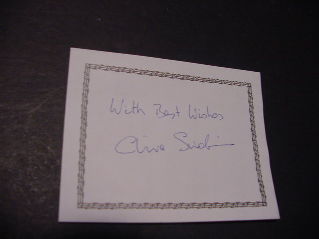 Autograph by SInclair, Clive Sir (1940-2021): Fine No Binding Condition ...
