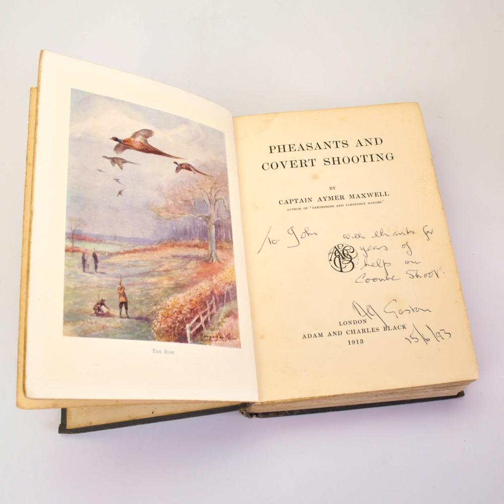 Pheasants and Covert Shooting by MAXWELL, Aymer. Illustrated by RANKIN ...