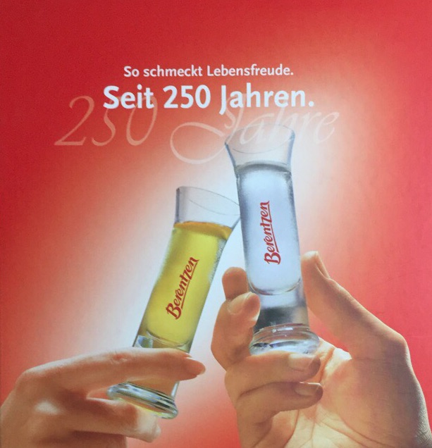 Berentzen - So schmeckt Lebensfreude. Seit 250 Jahren. von Schloz ... Berentzen - So schmeckt Lebensfreude. Seit 250 Jahren. von Schloz ...