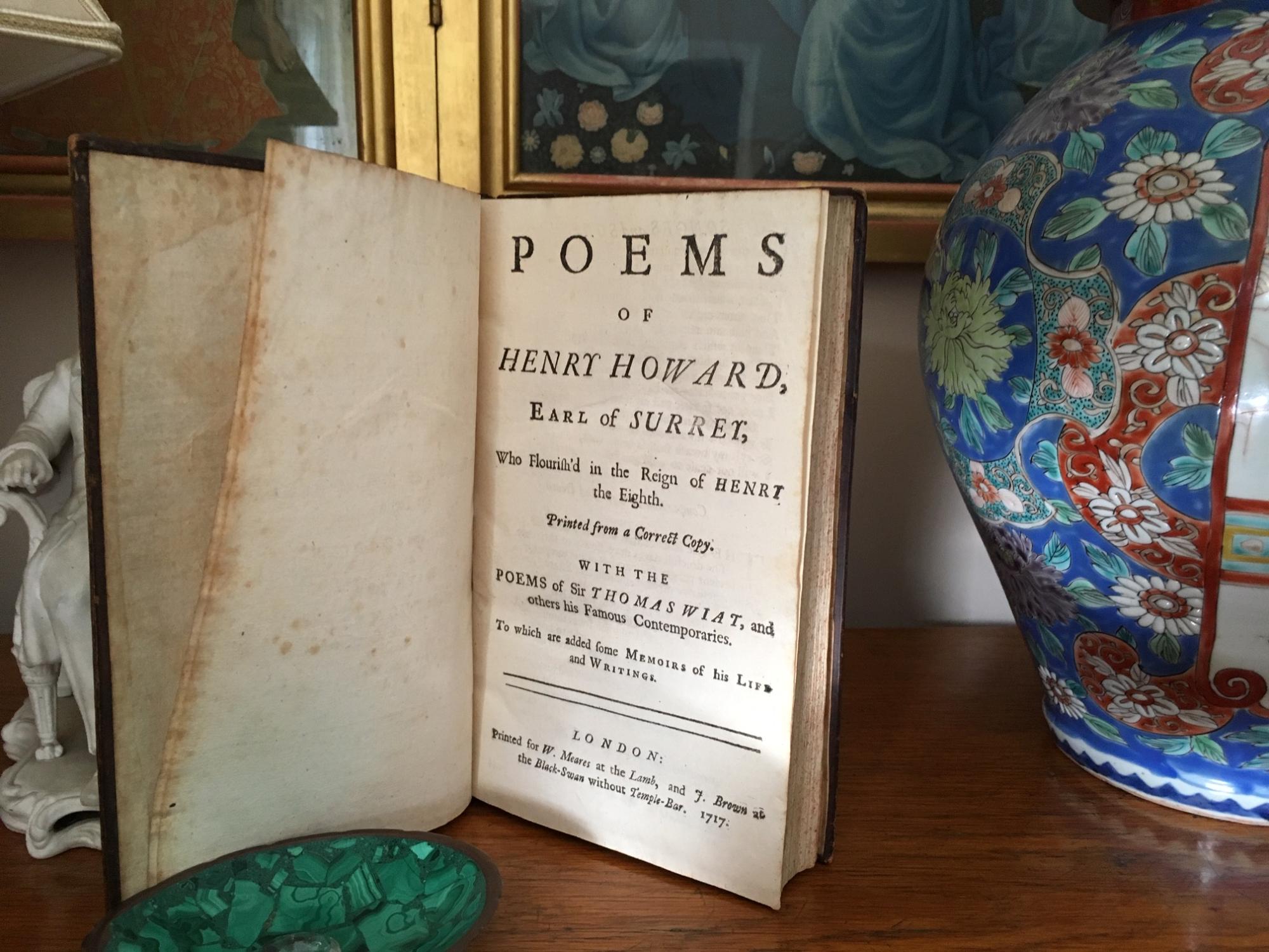 Poems of Henry Howard, Earl of Surrey, Who Flourish'd in the Reign of ...