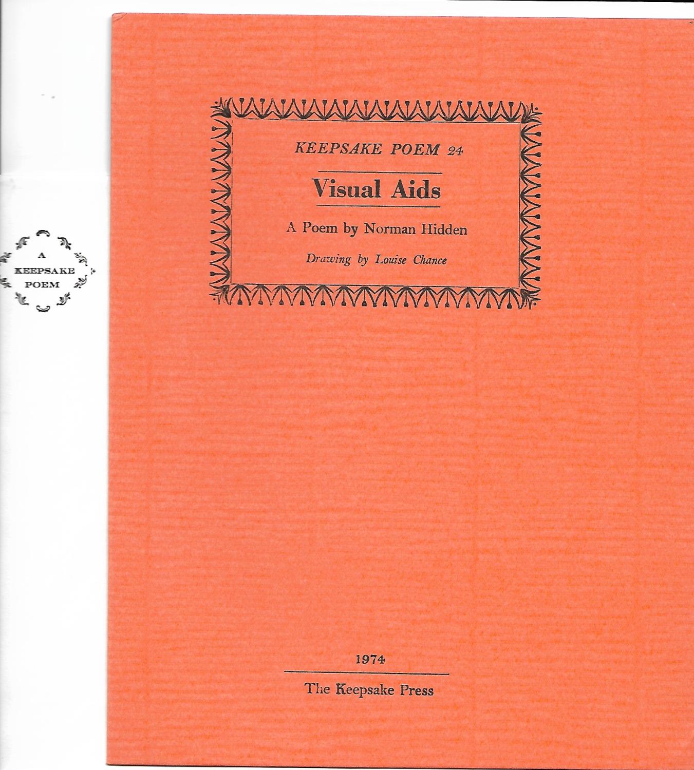 Visual Aids (Keepsake Poem 24) [Together with envelope] by Norman ...