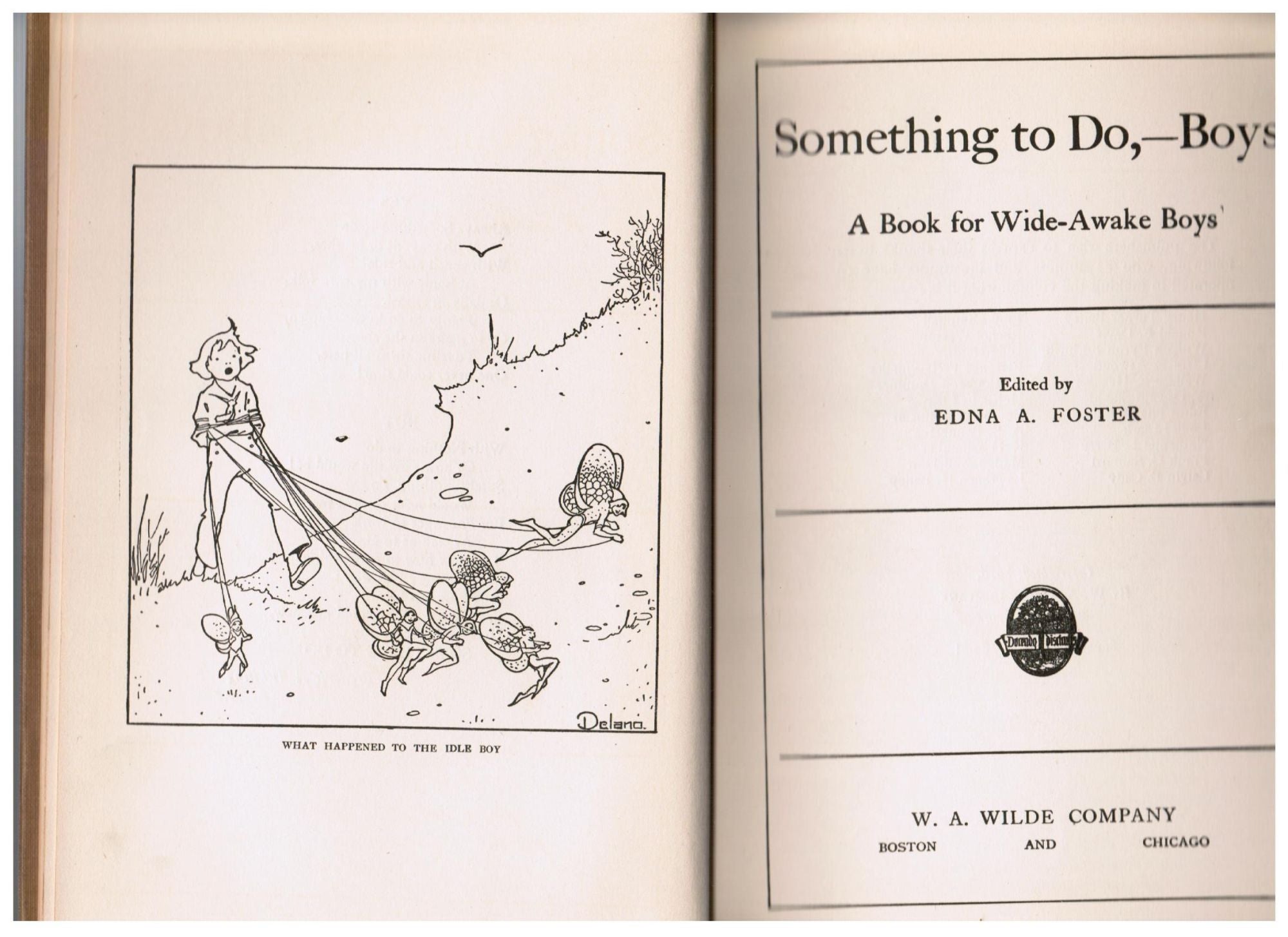 Something to Do, Boys! A Book for Wide-Awake Boys by Foster, Edna A ...