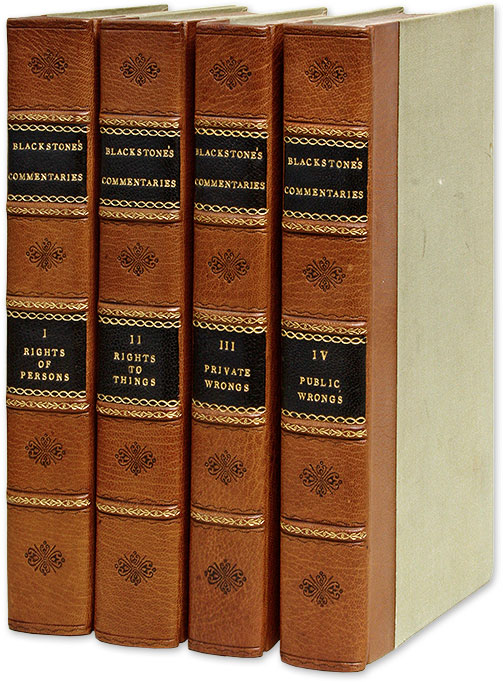 Commentaries on the Laws of England, By the Late Sir W Blackstone. von ...