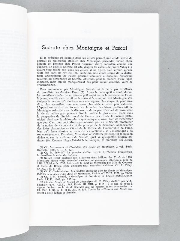 Bulletin De La Société Des Amis De Montaigne Vie Série 22 Numéros De
