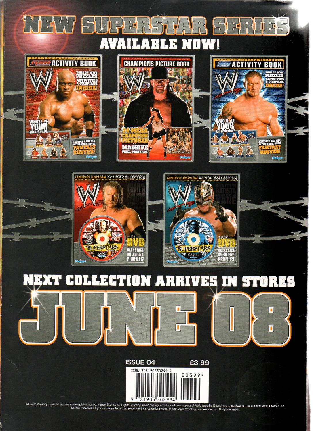 Smackdown Activity Book with Limited Edition Collectable Fantasy Roster ...