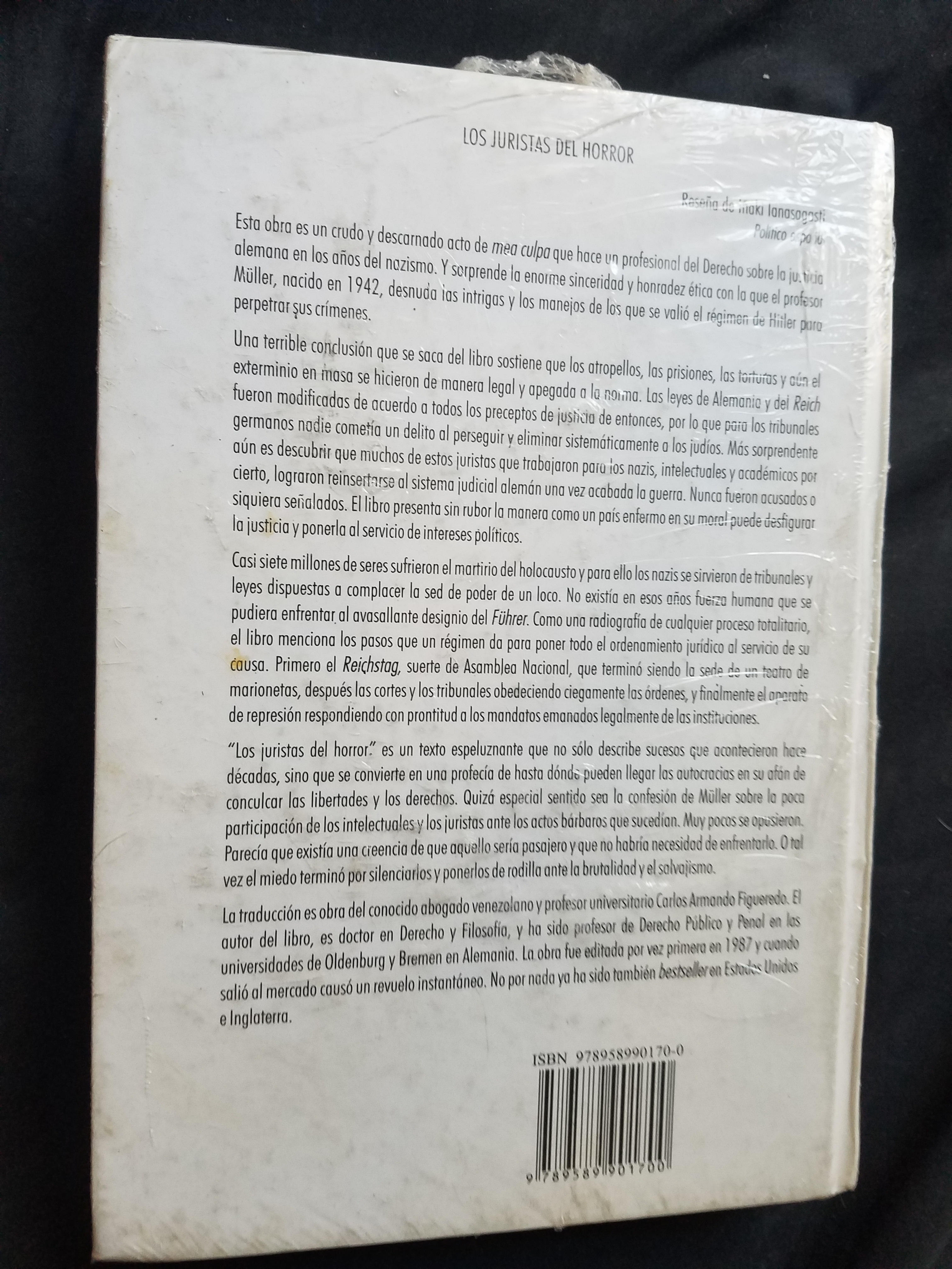Los Juristas Del Horror by Ingo Muller: Very Good Hardcover (2006) 1st ...