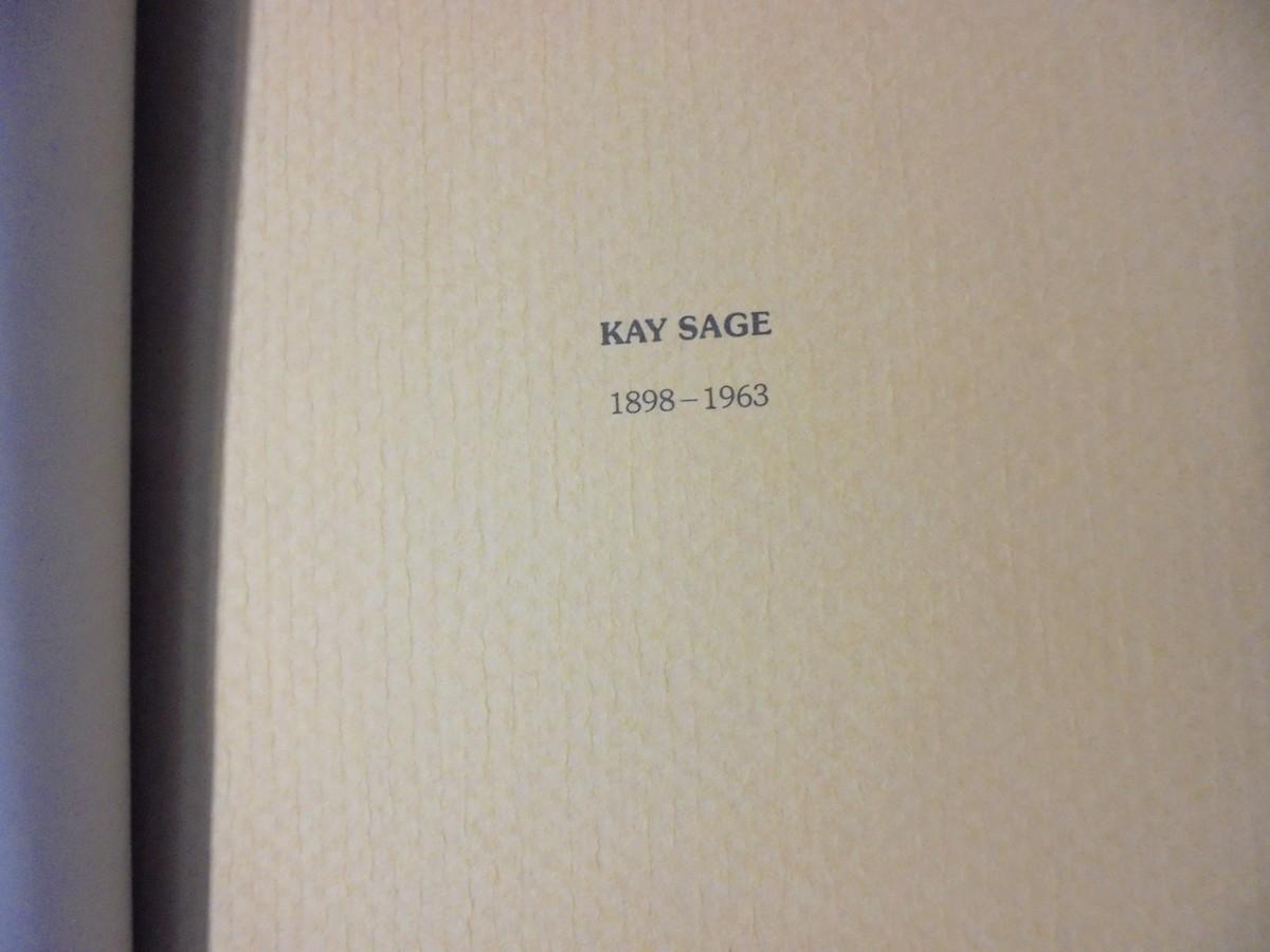 Kay Sage: 1898-1963 by Bailey, Holly M.: Softcover (1977) | Mullen ...
