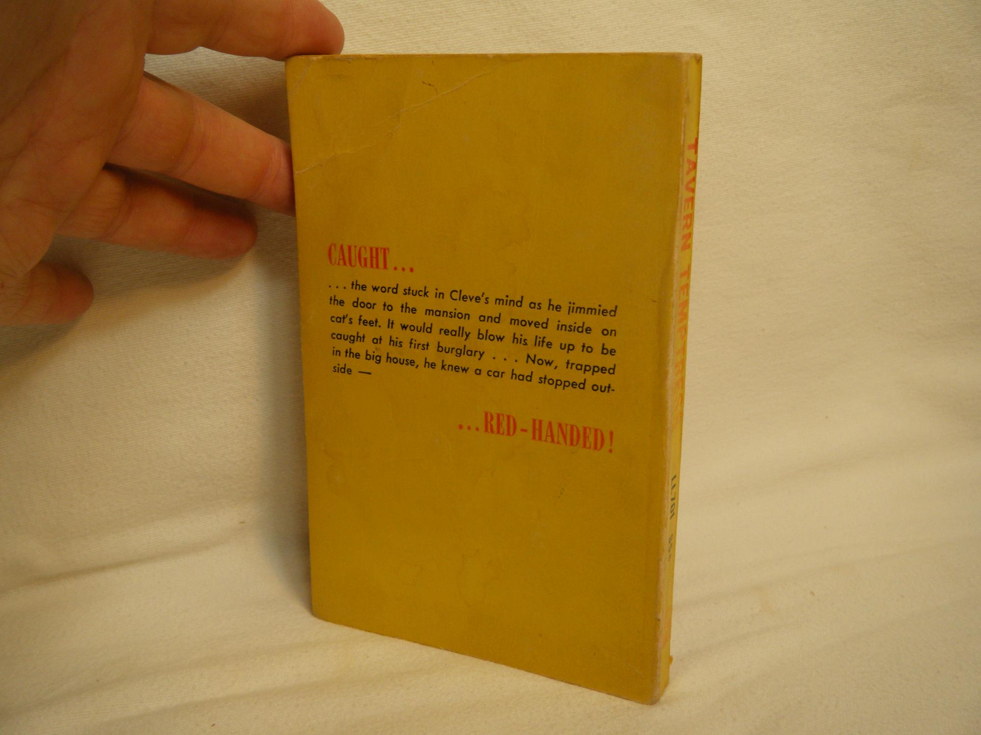 Tavern Temptress by Tony Calvano: Very Good Softcover (1967) First ...