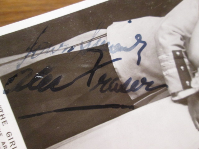 Original Autograph Alec Fraser (1884-1956 British actor) /// Autogramm ...