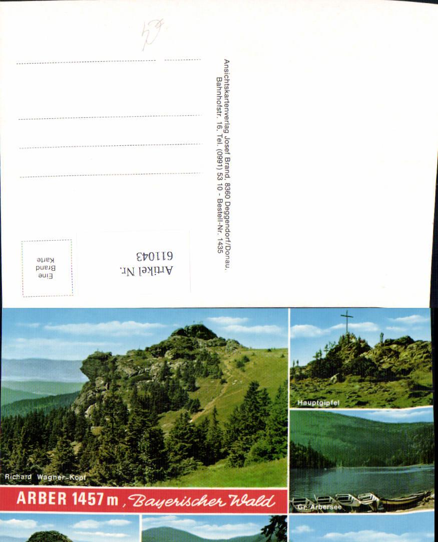 611043,Mehrbild Ak Bayerisch Eisenstein Arber Bayerischer Wald ...