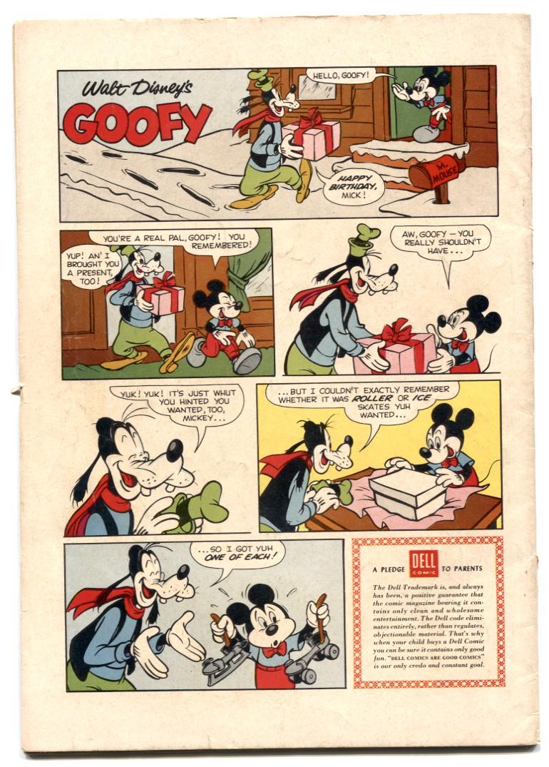 Walt Disney's Goofy -Four Color Comics #802 1957 VG: (1957) Comic | DTA ...