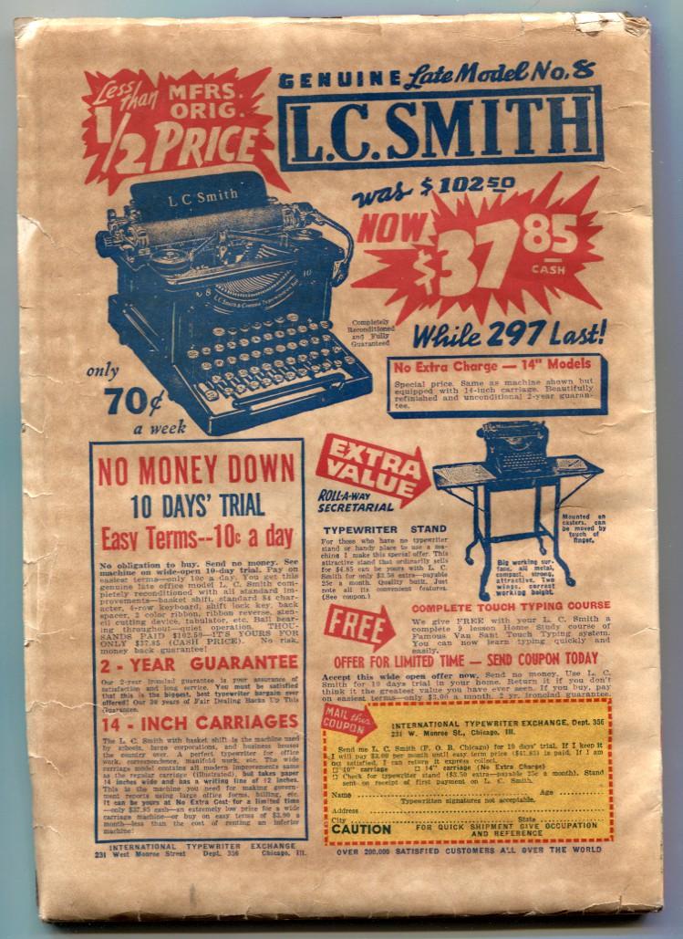 Double-Action Western Pulp March 1942- Rio Kid Justice VG-: (1942 ...