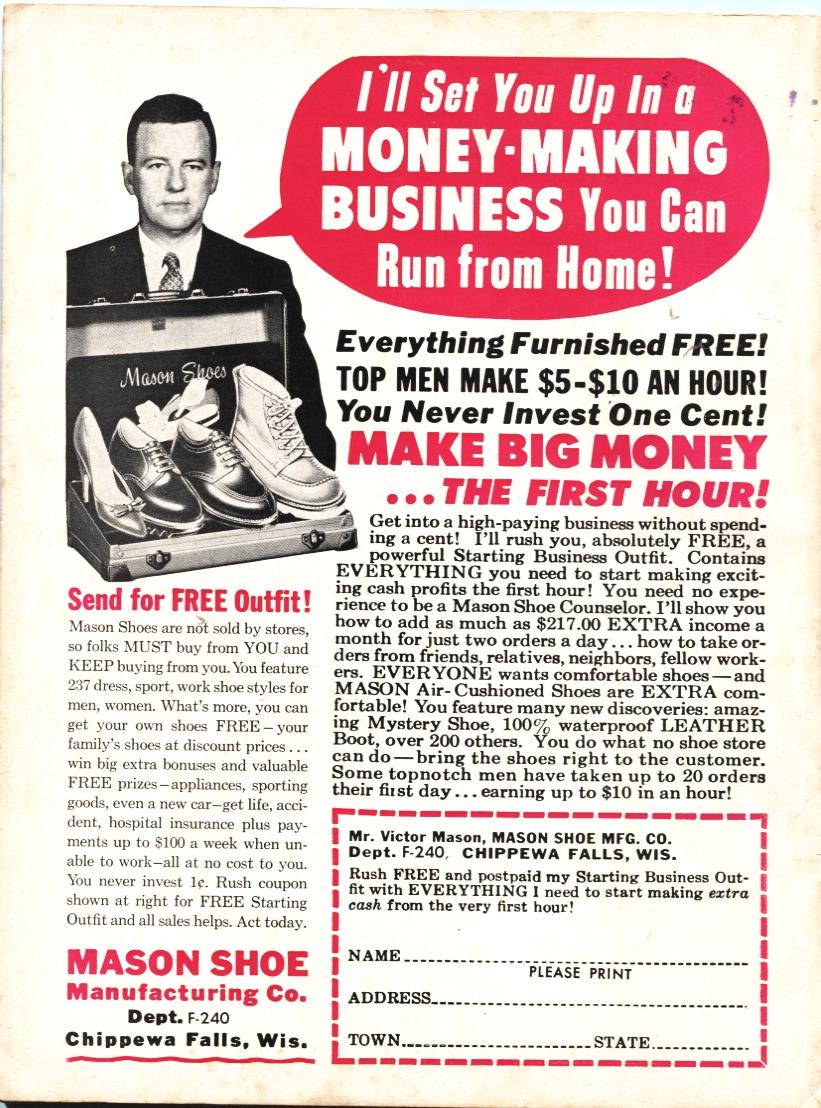 MAN TO MAN-MAY 1964-BED OF NAILS TORTURE COVER-CHEESECAKE-PULP FICTION ...